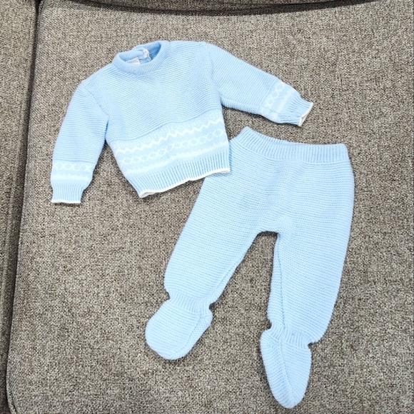 Vintage | Matching Sets | Vintage Italian Knit 2 Piece Set Infant 3 ...